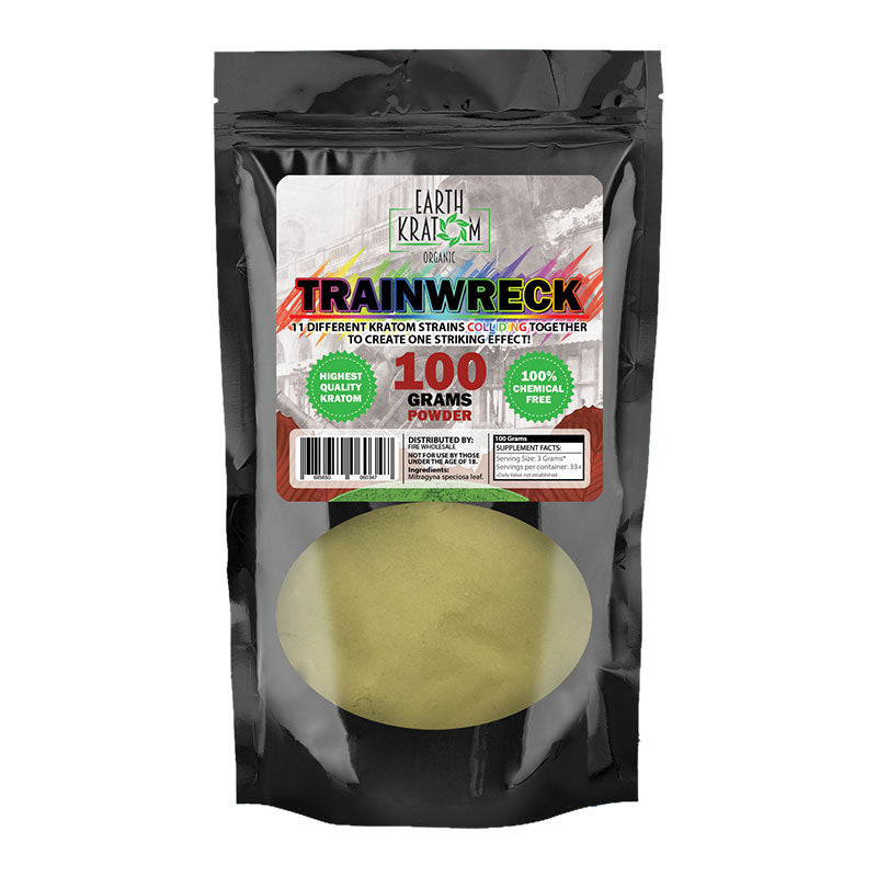 Kratom Trainwreck Powder 100g – CITY LINE SMOKE SHOP