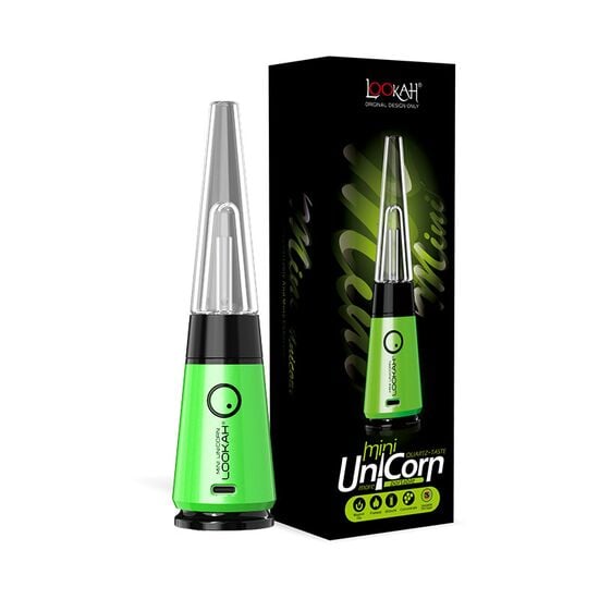 Lookah Unicorn Mini- Neon Green – CITY LINE SMOKE SHOP