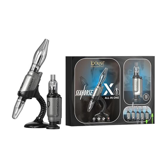 Lookah Seahorse X Kit- Grey – CITY LINE SMOKE SHOP