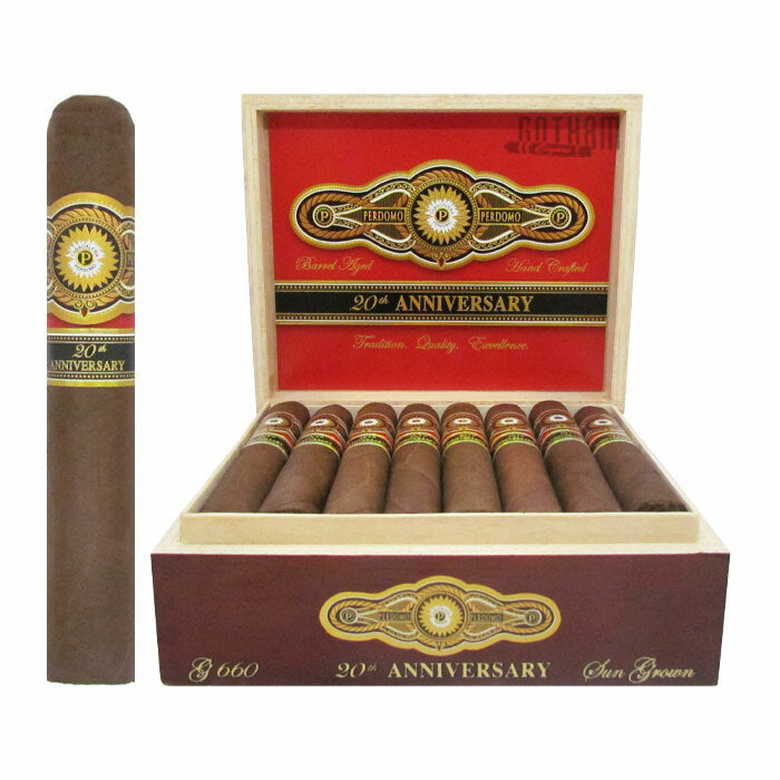 Perdomo Cigars- Red 20th Anniversary – CITY LINE SMOKE SHOP